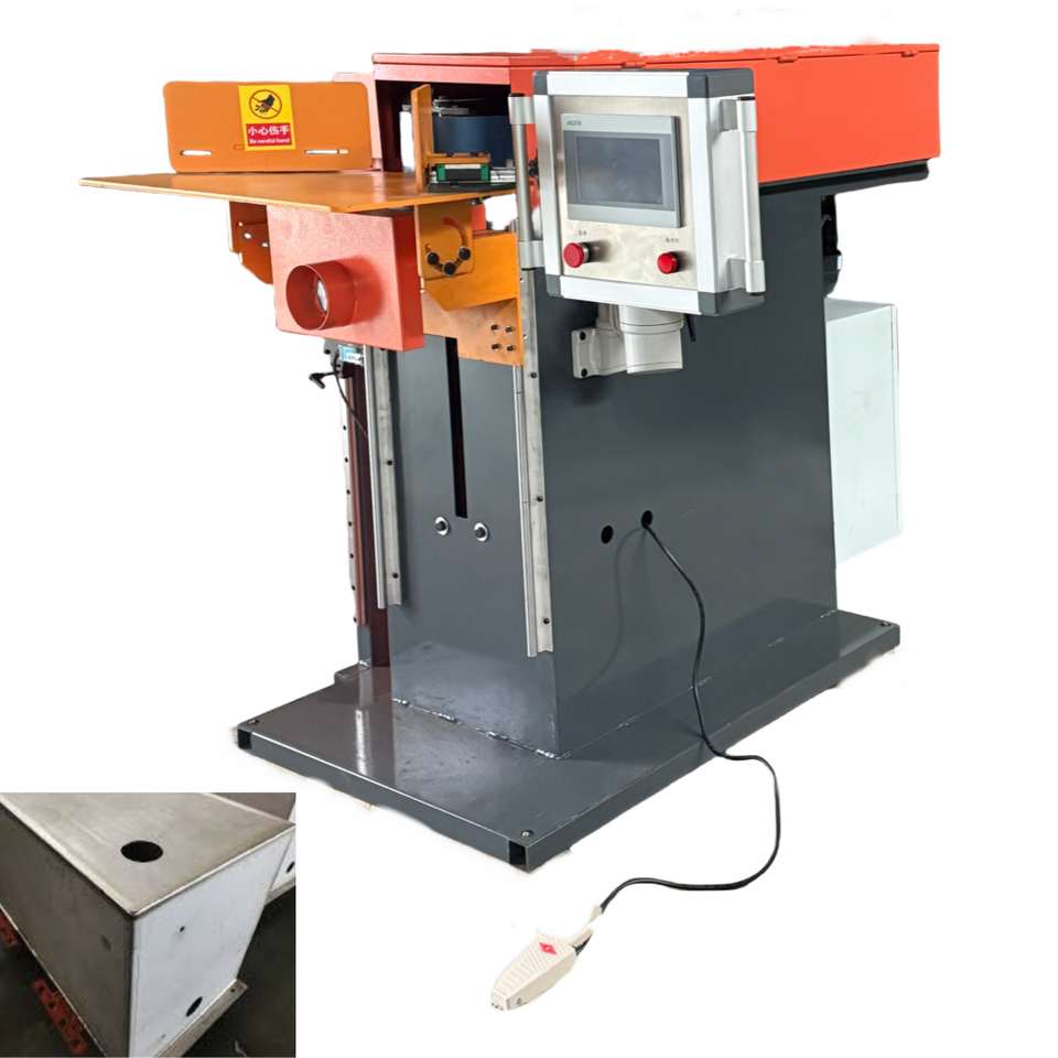 Metal Box Cabinet Corner Angle Grinder Grinding Polishing Deburring ...