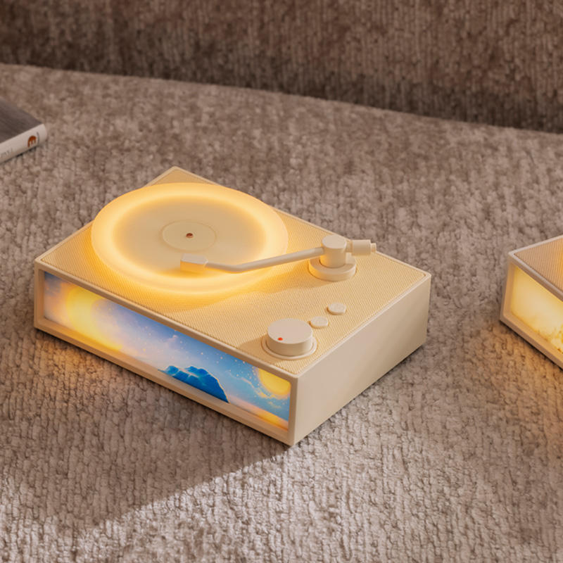 Vinyl Record Music Box Night Light & Bedroom Lamp - Modern Style, Usb ...