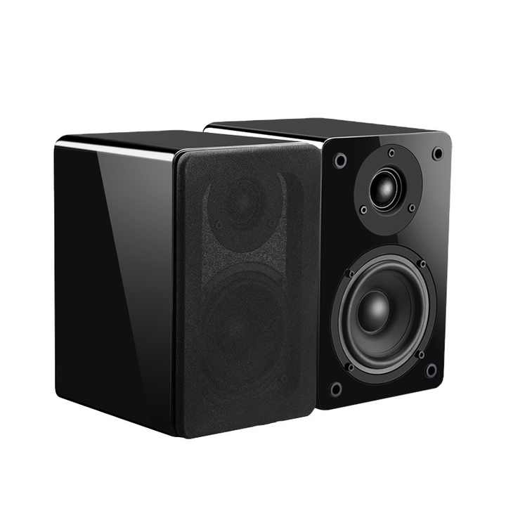 60W 4 Inch Bookshelf Speakers - High-Fi Home Theater System