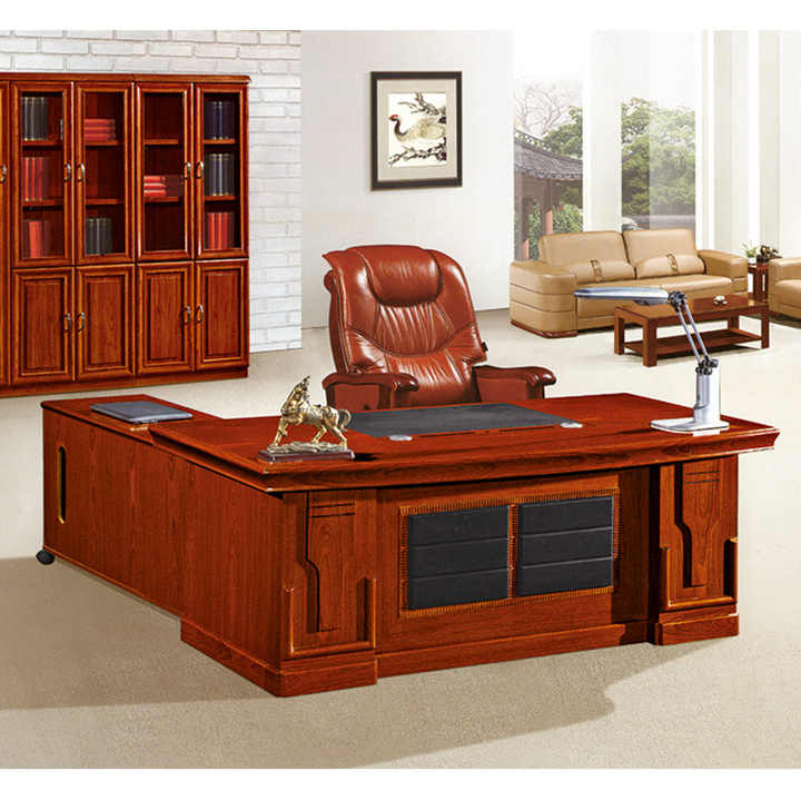 Shop Our Wooden Veneer Office Table Designs - Eco-Friendly & Stylish
