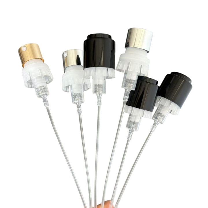 0.13cc Perfume Spray Pump - Gold, Silver, Black Crimp