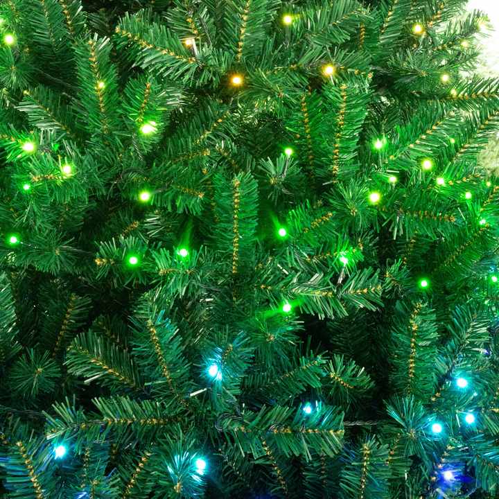 Custom Artificial Christmas Tree with RGB LED Lights