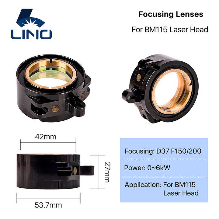 Lino LN004 High Quality Laser Focusing&Collimating Lens Tube for Raytools Laser Cutting Head ...