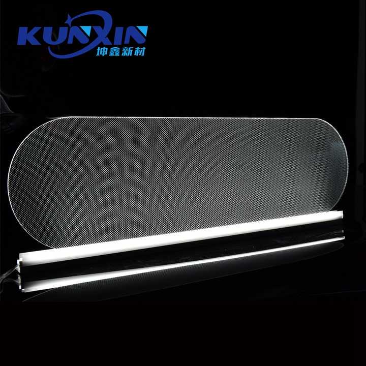 Kunxin Optical PMMA Transparent Edge Lit Acrylic Panel Led Dotted ...