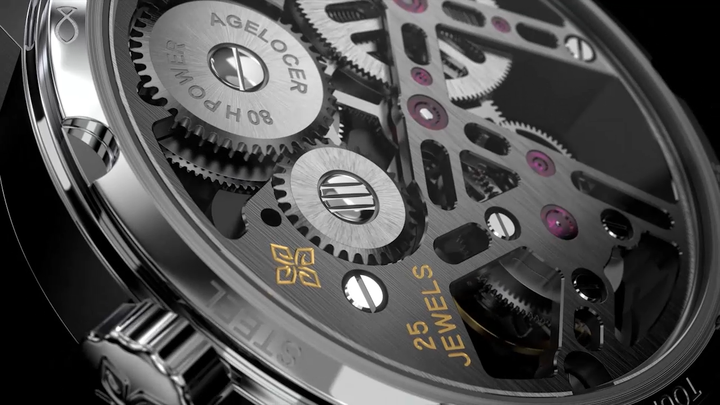 AGELOCER Tourbillon Watch - Luxury Men's Fashion Timepiece