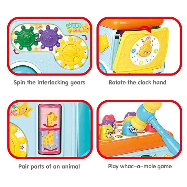Best Selling Toddler Multifunction Bus Toy - Fun & Learning