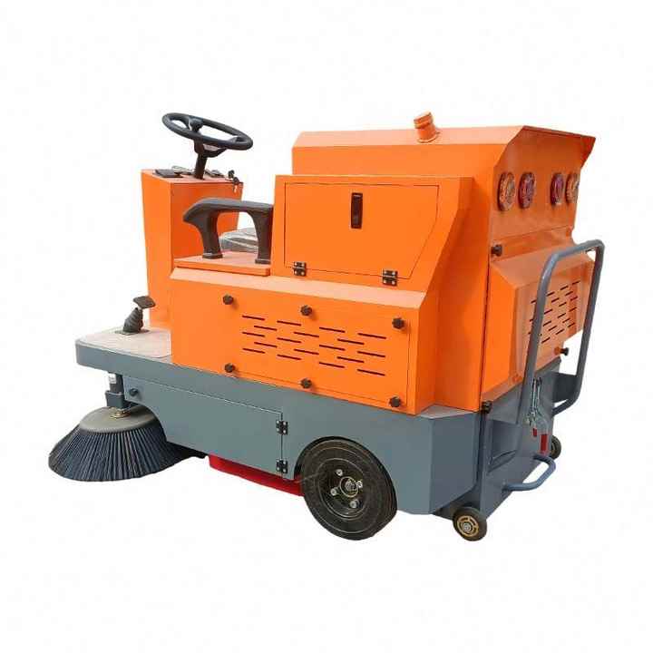 Diesel Fuel Street Sweeper Ride on Road Sweeping Machine Chinese New ...