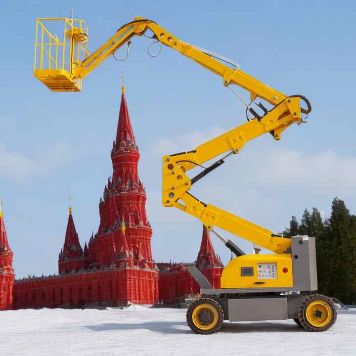 Elevador de pluma hidráulico diésel/eléctrico de 10-40M, brazo móvil ...