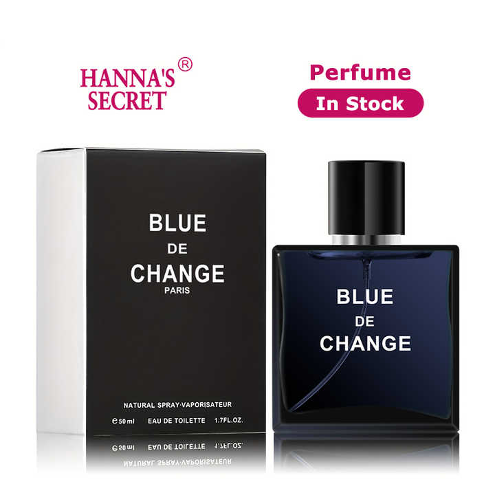 Wholesale Private Label Blue Men's 50ml Perfume - Lasting Fragrance