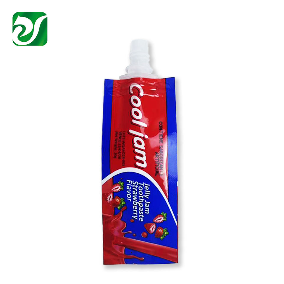 Mini Jelly Jam Toothpaste Packaging - 10g to 25g Sachets