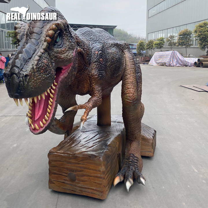 High Simulation T-Rex Dinosaur Animatronic Model Remote Control Walking ...