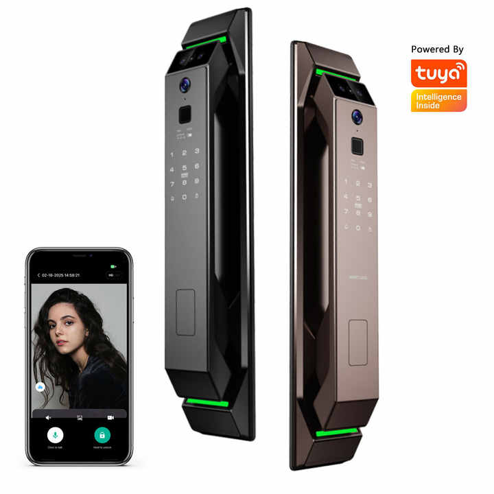 Eseye Outdoor Smart Digital Lock Intelligent Fingerprint Recognition Stainless Steel Zigbee App ...