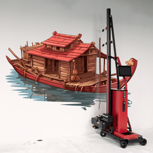 Wall Painting Robot - Automatic 3D Mural Art Machine