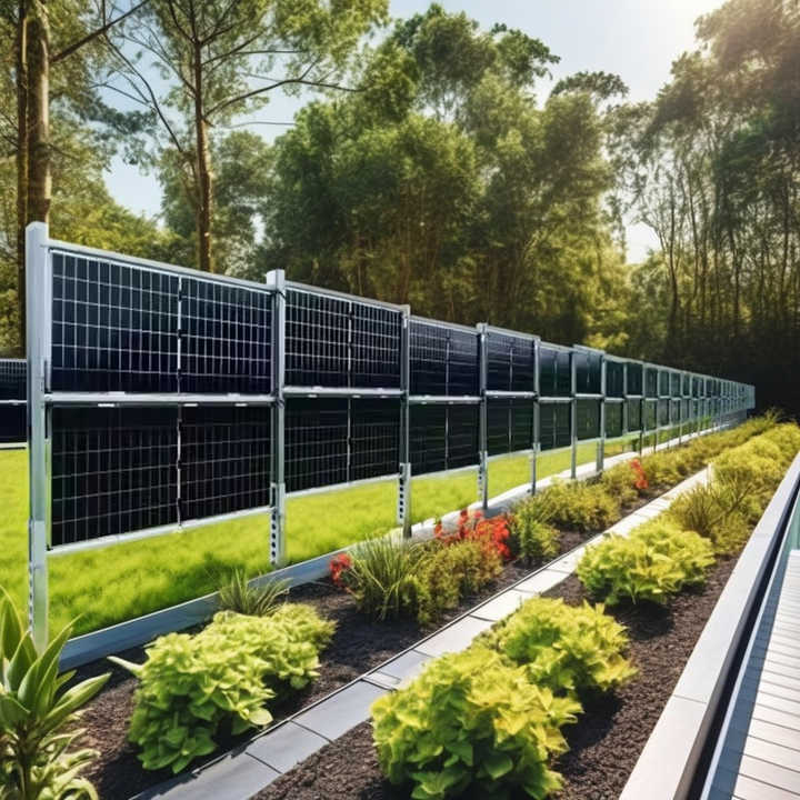 YouYa Hot Selling Steel Ground Mounted Solar Fence Mounting System ...