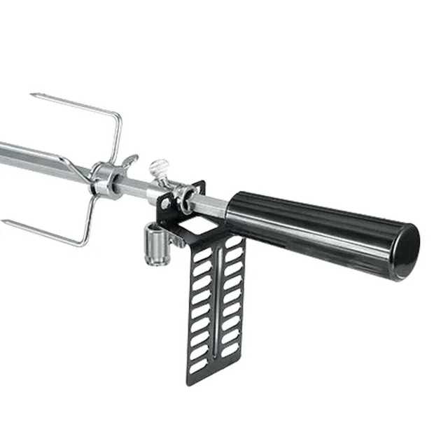 Universal BBQ Rotisserie Kit Chromed Roast Spit Set for Most Gas ...