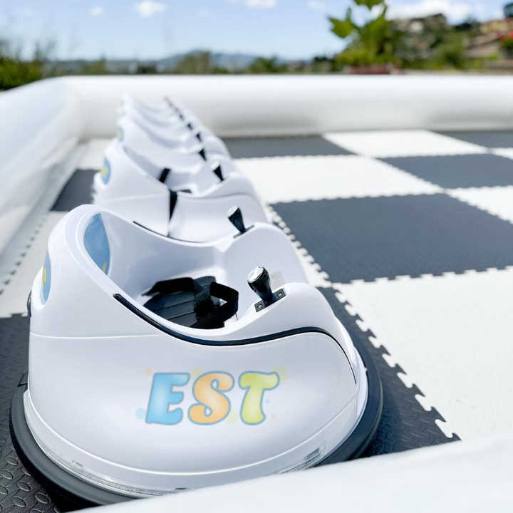 Wholesale Inflatable Race Track Bumper Car Track Electric Race Car ...
