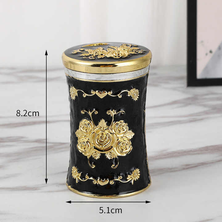 European Style Plastic Toothpick Tube Creative Luxury Toothpick ...