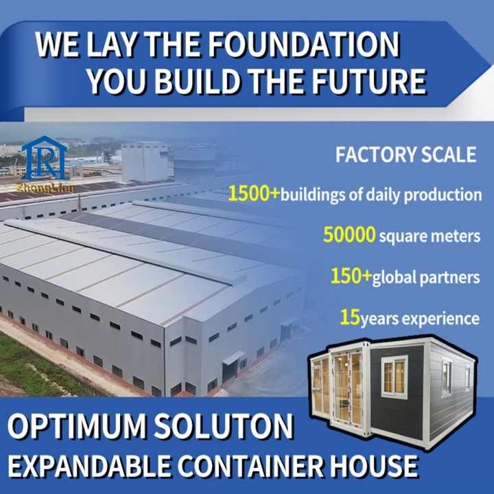 20ft40ft Extendable Steel Construction Casa Prefabricada Prefabricated ...
