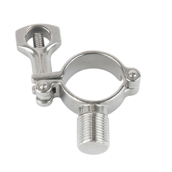 Male 3A Casting Pipe Hanger Sanitary 1/2"-10" Stainless Steel Heavy ...