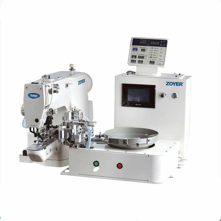 ZY1903DSK Industrial Automatic T-shirt Button Feed Button Attaching ...