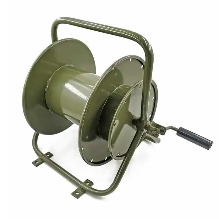 Metal Portable Deployable Outdoor Cable Wire Storage Spool Reel Drum ...