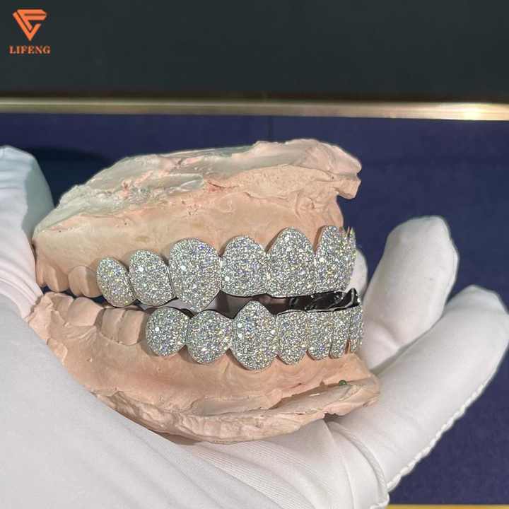 Lifeng Jewelry Deep Perm Cut Grillz Custom VVS Moissanite