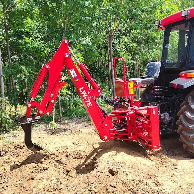 New Kubota Towable Backhoe Digger for 30hp-55hp Tractors - OEM Available