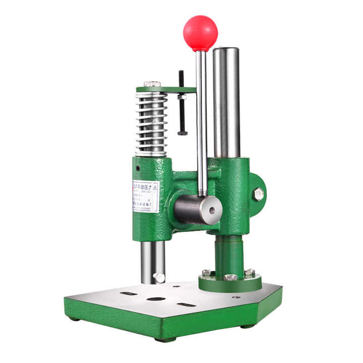Hand Press Benchtop Tool - Small Manual Leather Punching Press Machine
