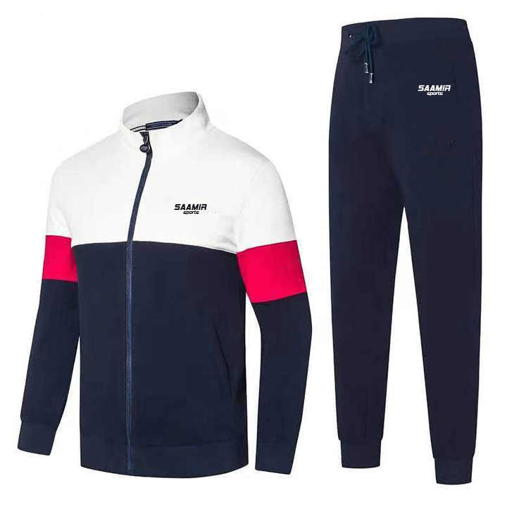 Wholesale Men Custom Design Crewneck Polyester Sweat Suits Low MOQ Cheap Gym Wear Jogging Suits ...