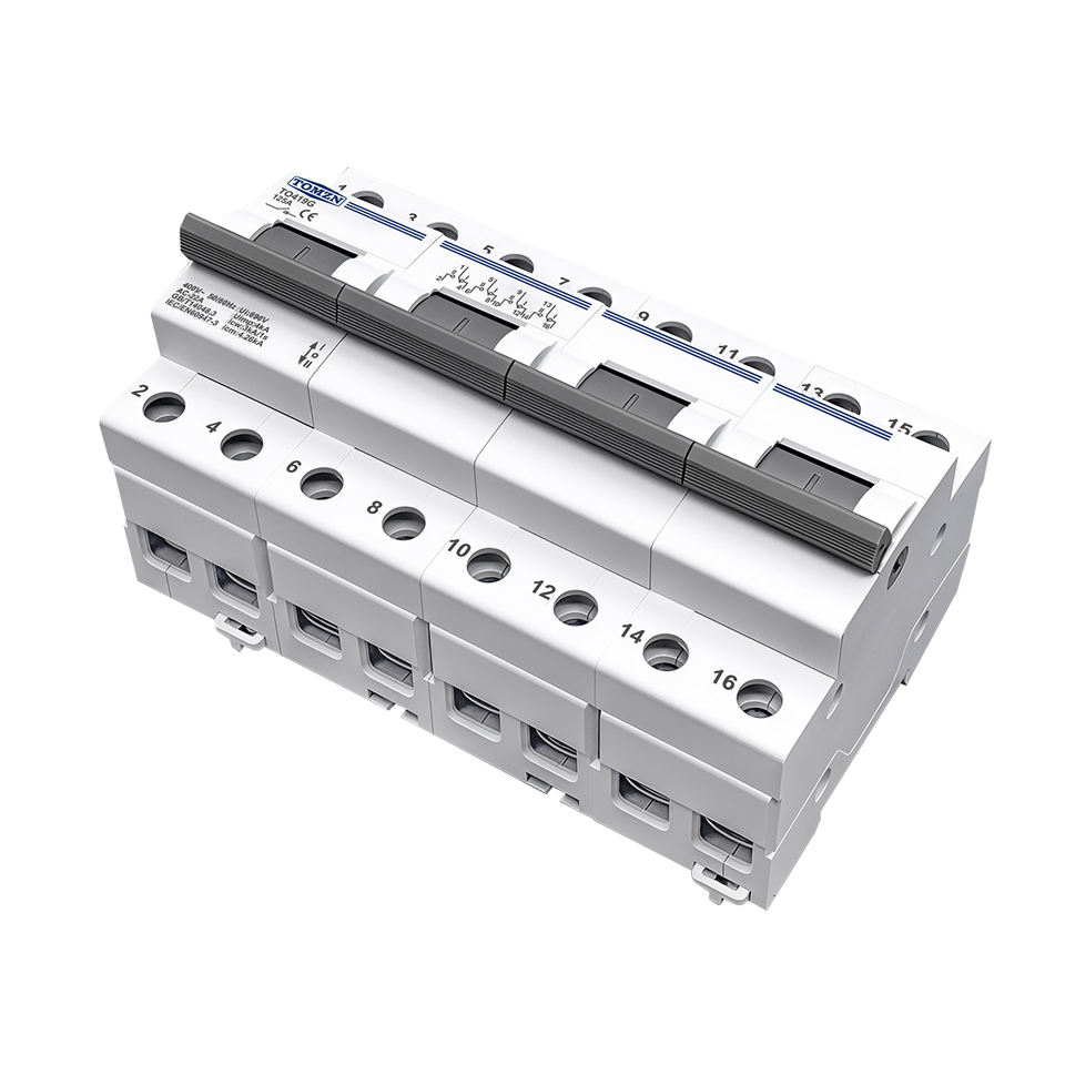 TOMZN MTS 125A Dual Power Changeover Switch TO419G 230V AC High-current ...