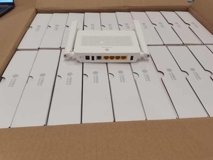 中国移动HS8546V5 4GE ONU双频WIFI ONT 2.4G/5G + 1POT + 2USB英文固件，适用于电信和FTTX网络 ...