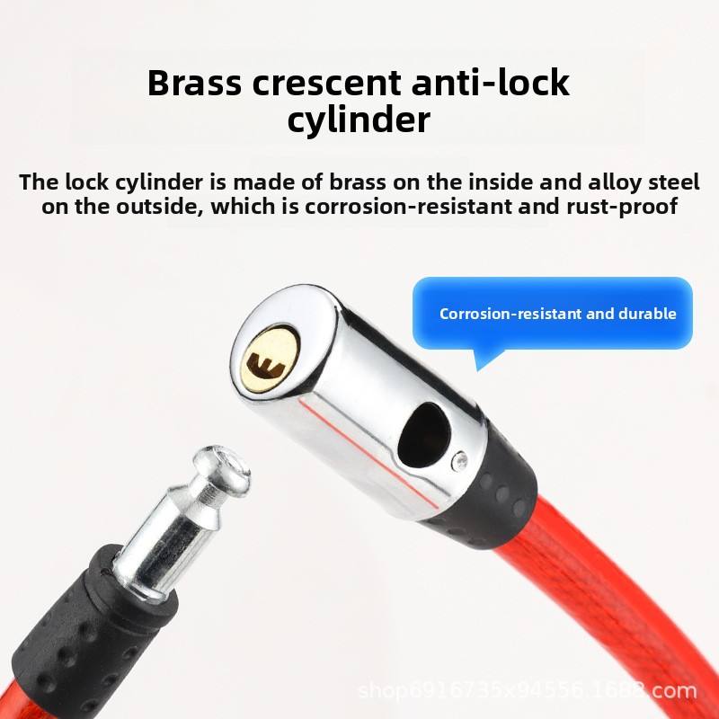 Durable Steel Bicycle Ring Key Anti-Theft Lock - Secure Your Bike