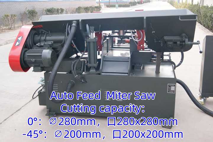 Angle Saw GS280 Full Automatic Angle Saw Machines 280mm Cutting ...