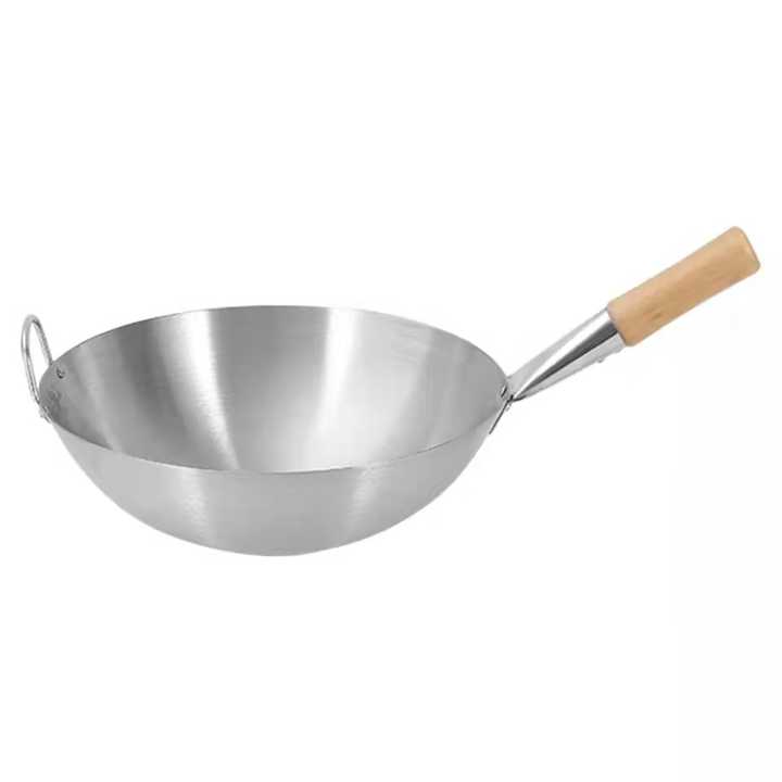 Chinese Wok Pan - Durable Stainless Steel Cooking Wok
