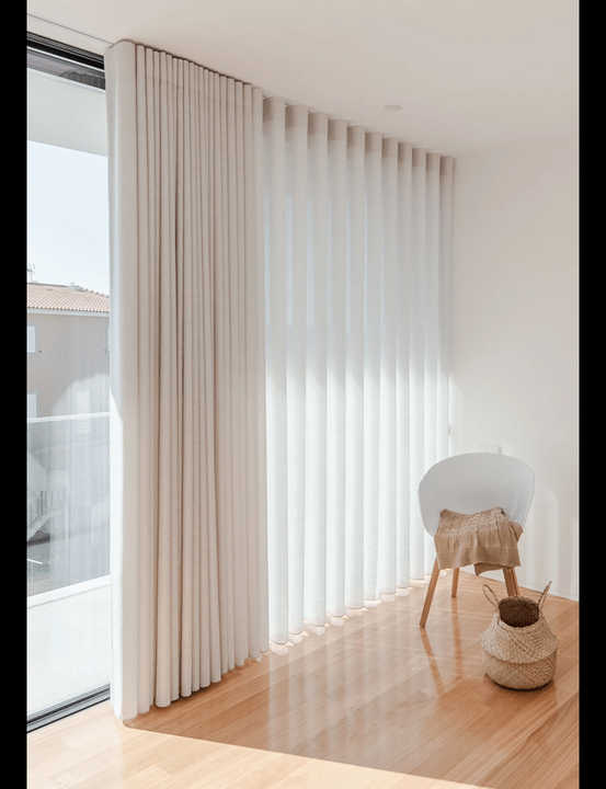 1001 Super Thick S Wave Curtain Ripple Fold Curtain Track