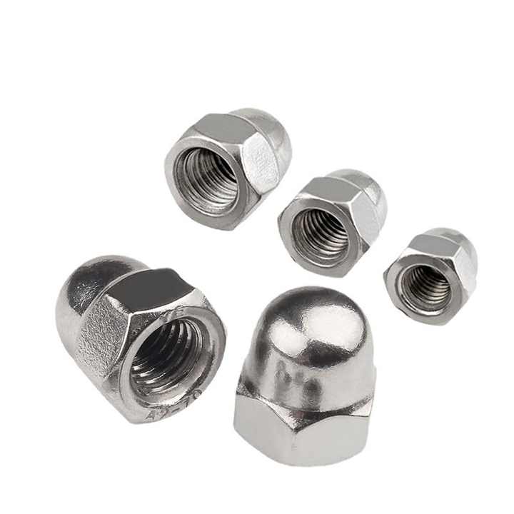 Din1587 Stainless Steel M6 M8 M10 M12 Hexagon Dome Cap Nut Acorn Domed Nuts| Alibaba.com