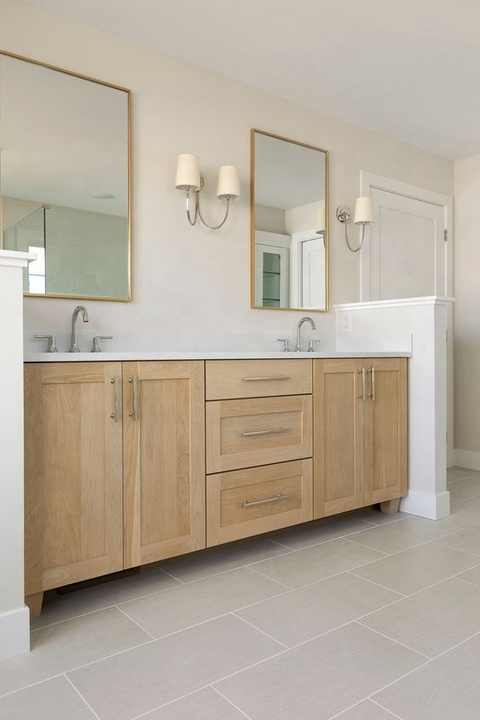 CBMmart Modern Luxury Solid Wood Shaker Design Bathroom Vanity With ...