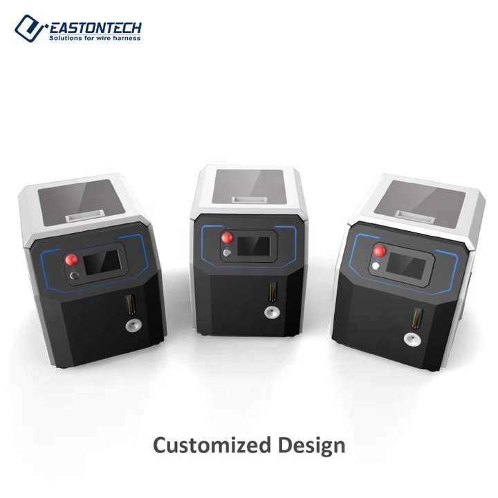 EW-5010A Semi-Automatic Cable Manufacturing Equipment Wire Strip Loose Wire End Sleeves Ferrule ...