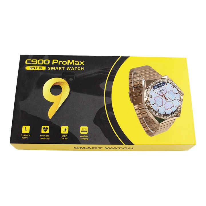 C900 Pro MAX Smart Watch - 2.1 Inch Screen, NFC, & Fitness