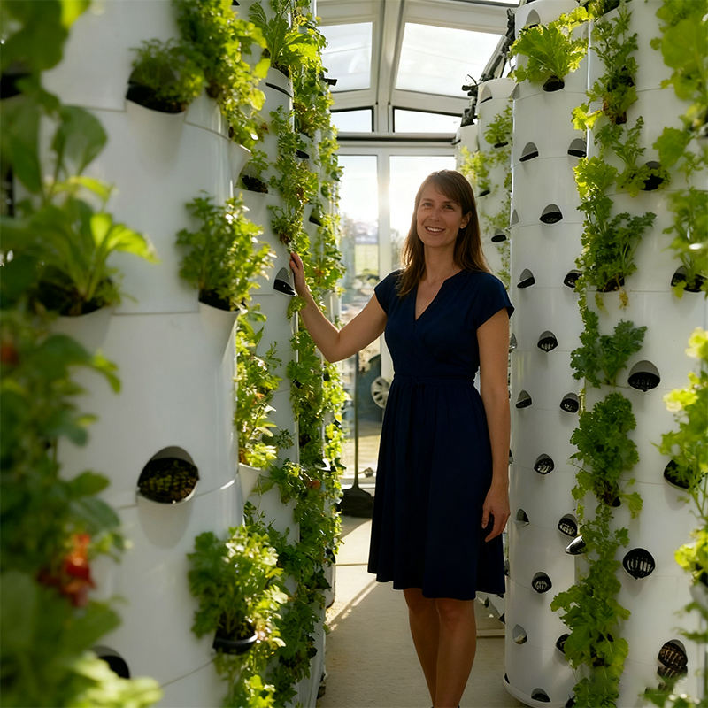 Aeroponic Tower Garden Greenhouse Vertical Hydroponic Growing Systems ...