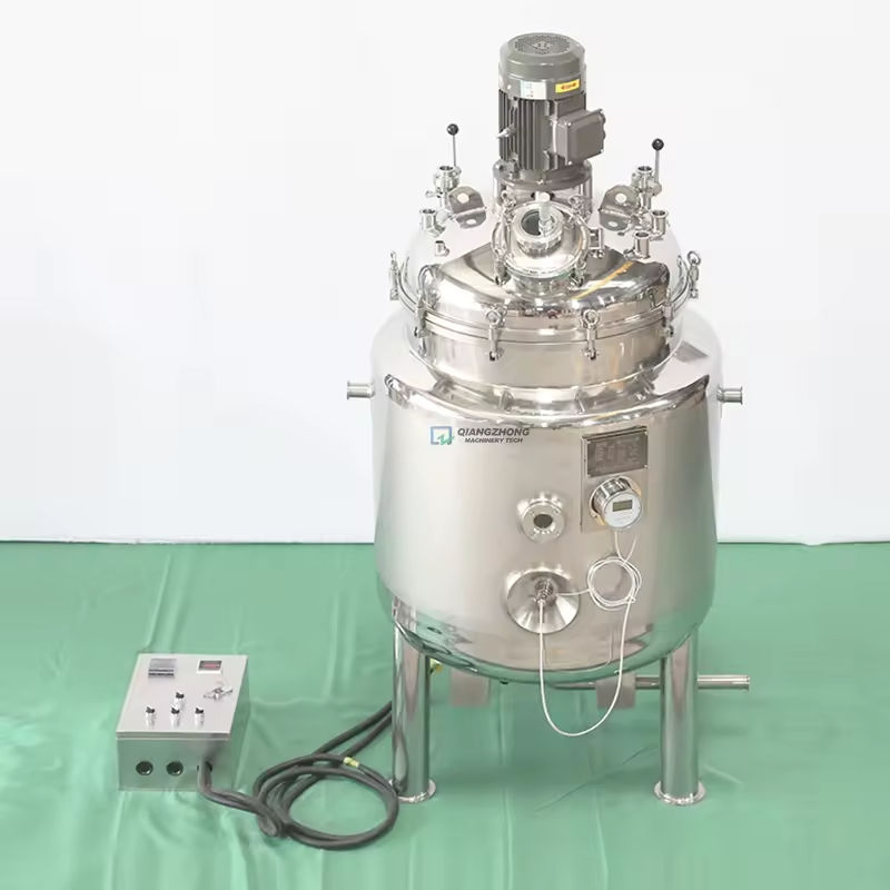 QIANGZHONG CE ISO Stainless Steel Electric Heating Vacuum Emulsifying ...