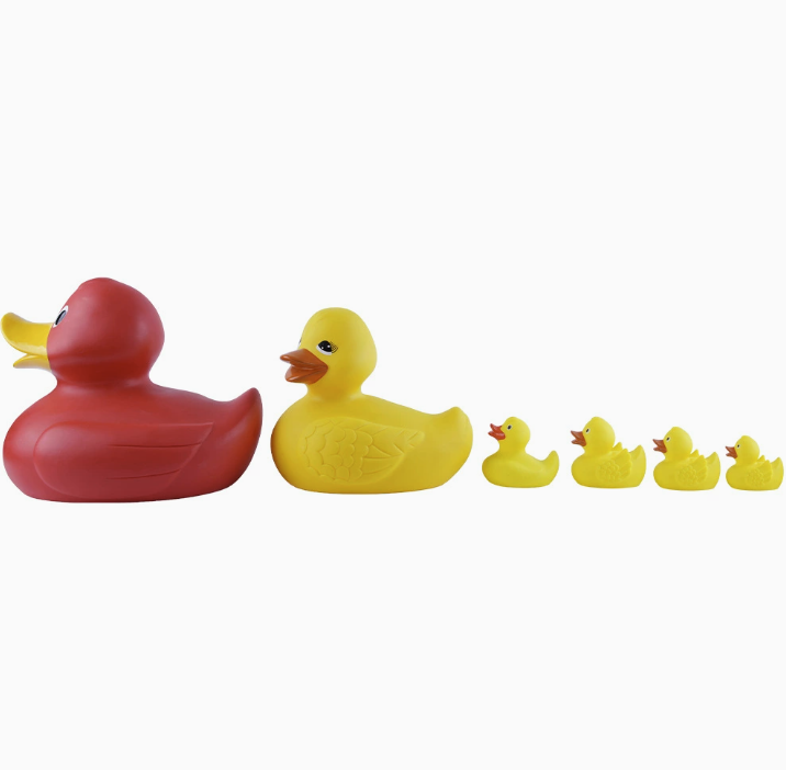 Custom Logo Yellow Duck Squeeze Toy for Summer Water Play Stress Relief ...