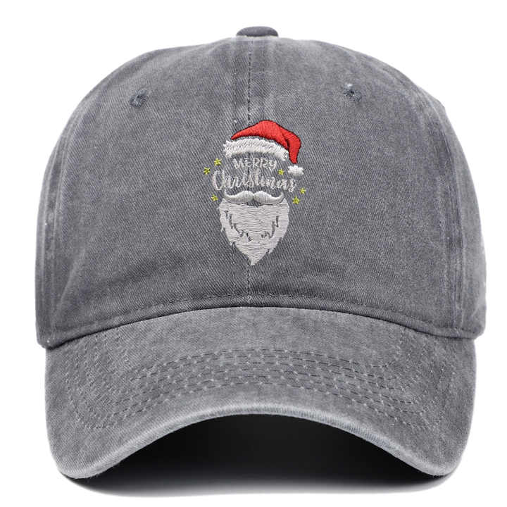 New Fashionable Luxury Santa Claus 3D Embroidery Denim 6-Panel Baseball ...