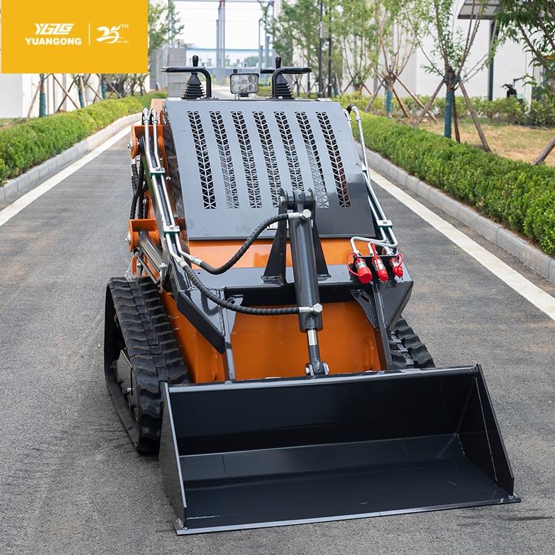 YGZG High Efficiency Mini Skid Steer Loader Hydraulic Skidsteer Earth ...