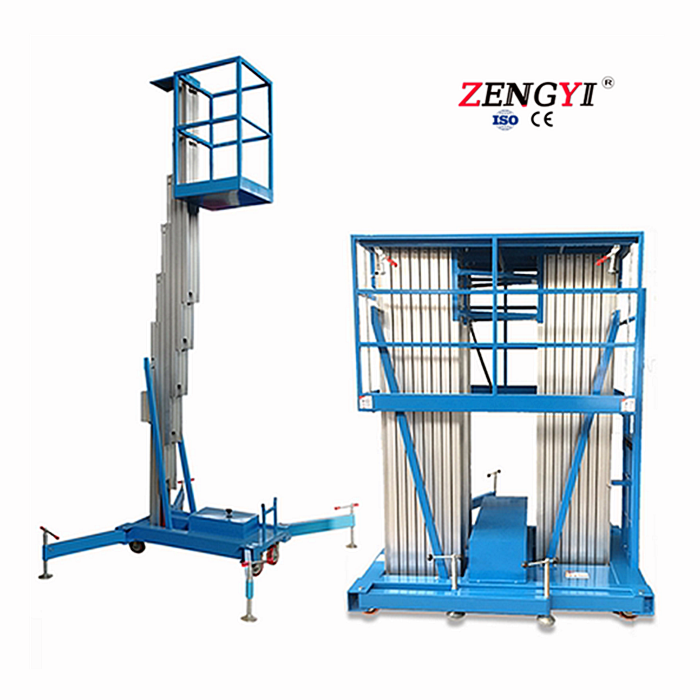 4-24m Portable Vertical Hydraulic Ladder - Aluminum Lift