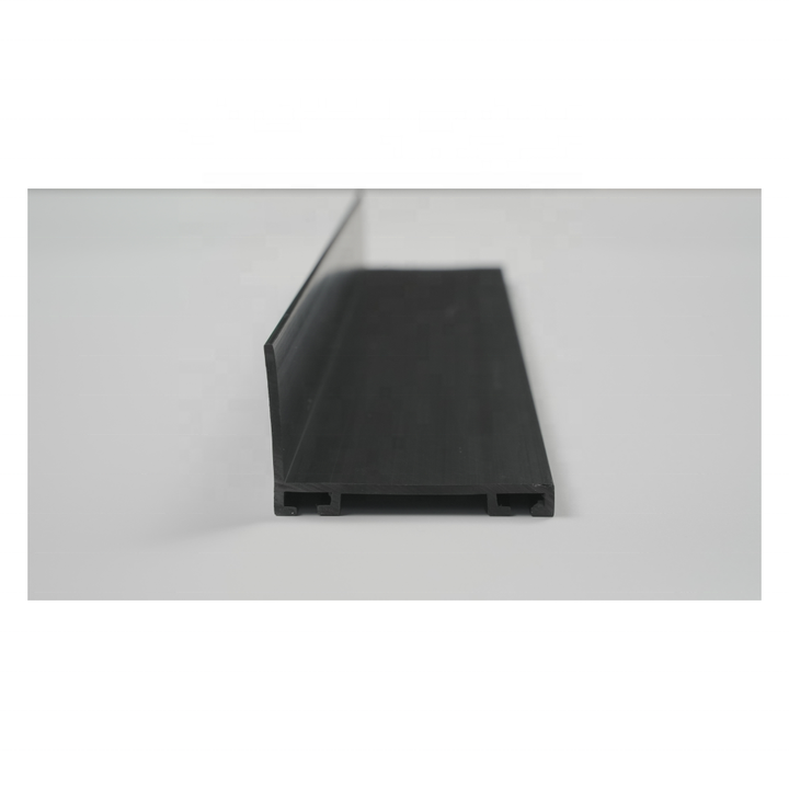 Insulated Panel Sectional Garage Door Bottom L Shape Plastic PVC ...