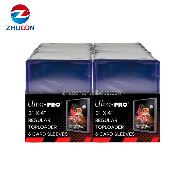 Premium PVC 3" X 4" Trading Card Toploader & Card Sleeve Bundle (100 Ct ...
