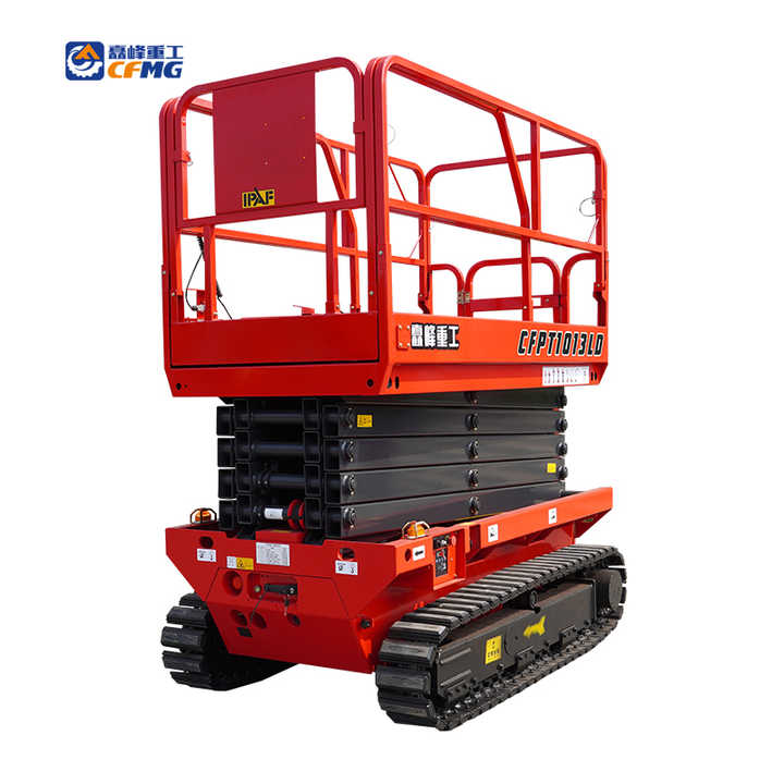 CFMG 10m/320kg Electric Tracked Scissor Lift Platform Hydraulic Man ...