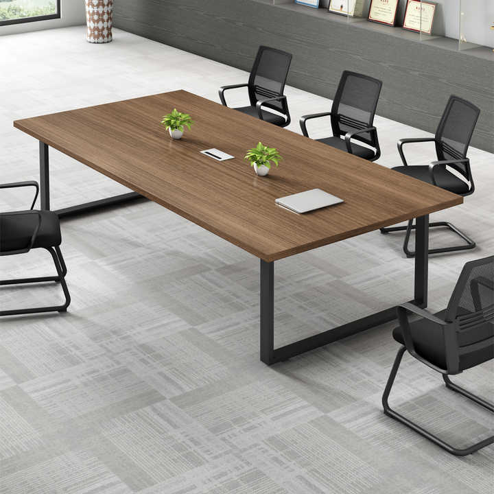 Luxury Modern 35 Seaters Round Wood Metal Legs Modular Meeting Table ...