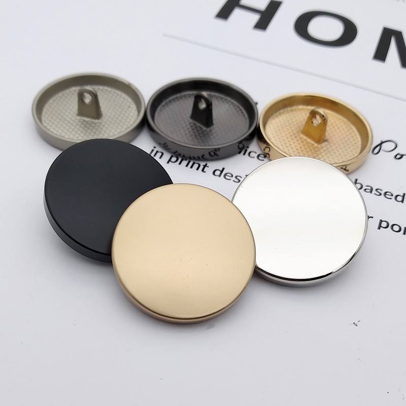 Custom Round Matt Gold Buttons - Perfect for Fancy Garments